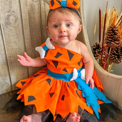 Pebbles Dress. Costumes. Baby Dress. - Etsy