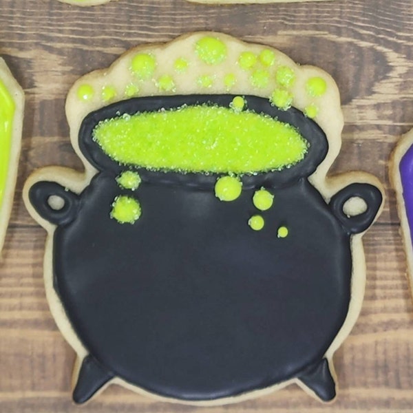 Bubbling Halloween Cauldron or Pot of Gold Cookie Cutter or Fondant ...