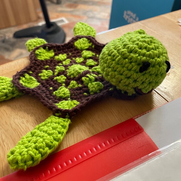 Crochet Turtle Coaster Pattern PDF Turtle Drink Coaster Crochet Pattern ...