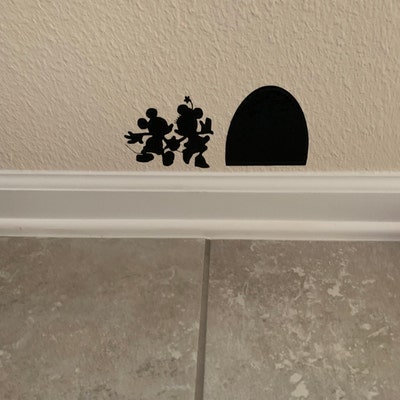 Mickey and Minnie Mouse Hole - Etsy