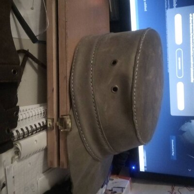 Leather Patrol Cap Pattern PDF the Ridgeway Cap by Leatherhubpatterns ...