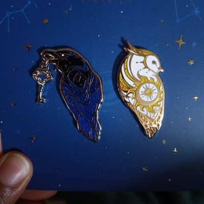 Eclipse Birds Pins - Etsy