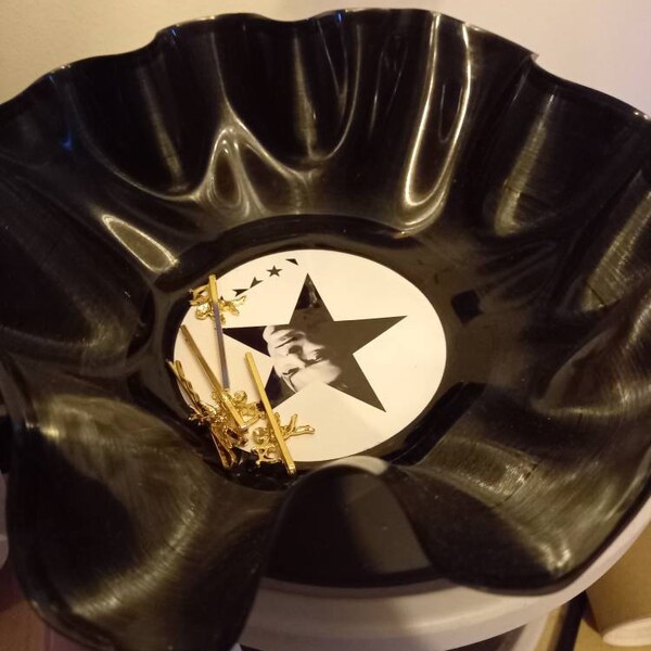 Upcycled Vinyl Record Bowl - 12 Inch - With Added Led Zeppelin Label ...