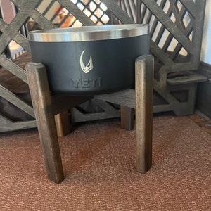 Custom Modern Elevated Dog Bowl Stand Mid-century Feeding - Etsy