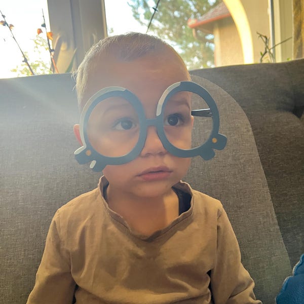 Bluey Gladys Grannies Glasses Muffin | Prop Costume Accessory Halloween ...