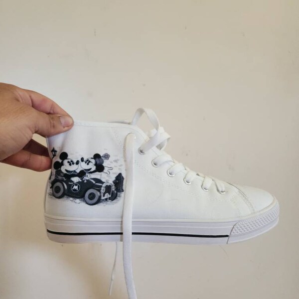 Outer Banks High-top Canvas Shoes, Converse Style, OBX Sneakers, Gift ...