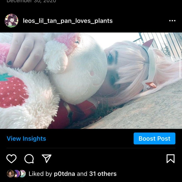 002 Zero Two Darling in the Franxx Horns (IN STOCK) - Etsy