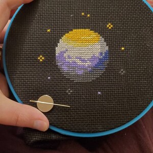 Solar Eclipse Cross Stitch Pattern PDF Instant Download | Etsy