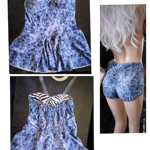 Vintage 39/100cm Bust Size 1950s Sundress / Bather / Swimsuit Featuring ...