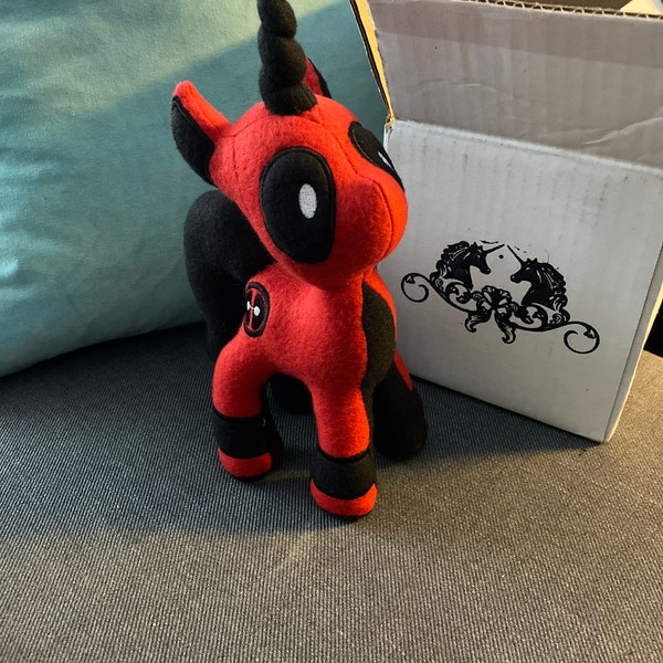 Deadpool Pony Horse Myth-fit Little Plushie Plush - Etsy