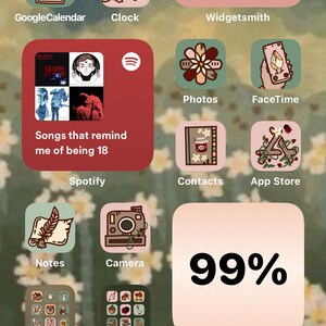 70 Cute Flowers Desktop Folder Icons Mac Windows Folders - Etsy