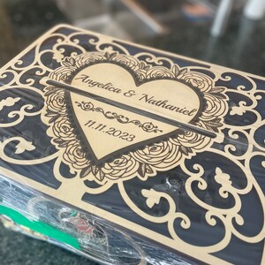 Tangled Wedding Card Box, Quinceanera Envelopes Holder, Wedding ...