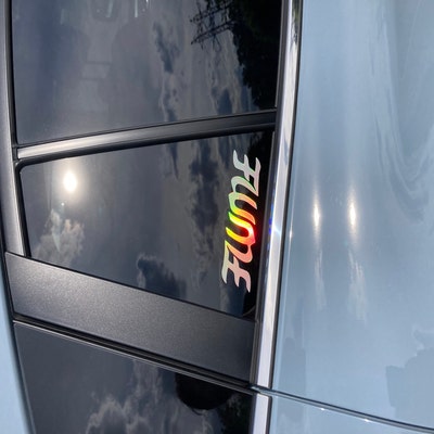 Flume New Logo Design Holographic Car Decal Vinyl EDM Laptop Mac Phone ...