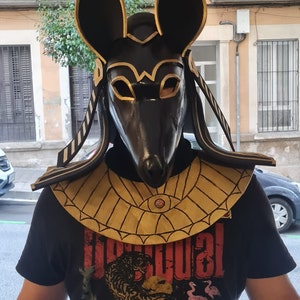 PDF Pattern Leather Anubis Mask With Headpiece - Etsy