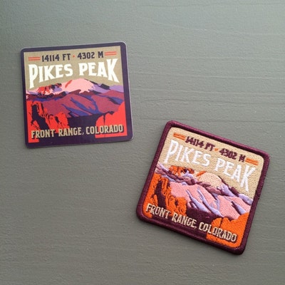 Pikes Peak Colorado 14er Sticker - Etsy