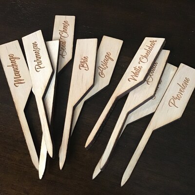 Cheese Marker Set A Grazing Table Accessory Cheese Flag set of 16 ...