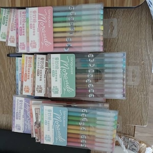 Mildliner Swatches Updated New Colors, Mildliner Markerswatch, Color ...