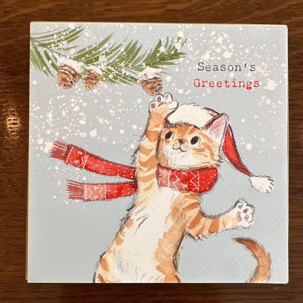 Thank You Card Quality Greeting Card Charming Dog Illustration ...