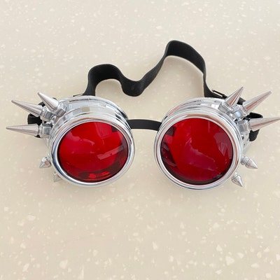 Steampunk Goggles Steampunk Goggles Welding Goggles Cybergoth Cyberpunk ...