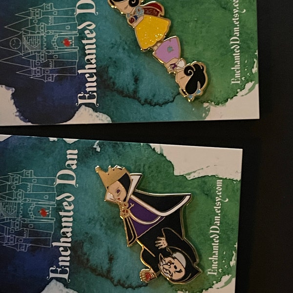 Snow White Hard Enamel Flip Pin - Etsy