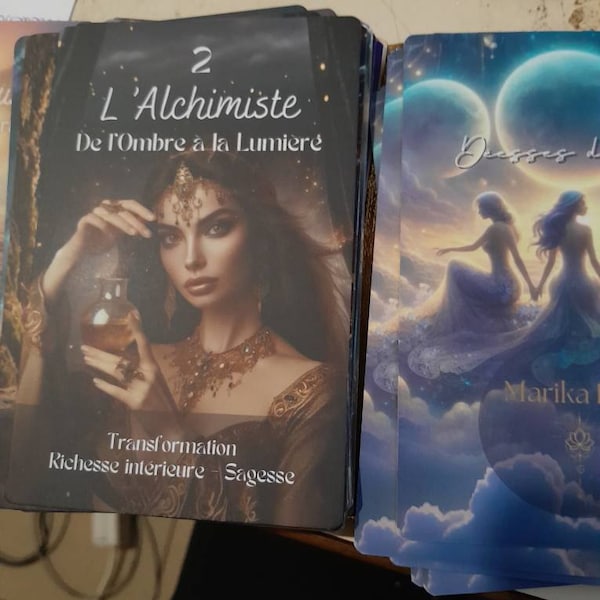 L’oracle du féminin sacré - pack 47 Cartes et Méditation guidée- oracle ...