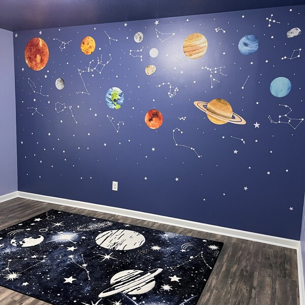 Constellation Stickers, Constellation Decals, Astronomy Wall Art ...