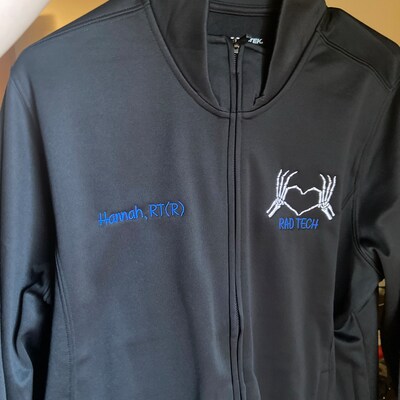 Rad Tech Jacket Radiological Technologist Jacket Rad Tech Zip ...