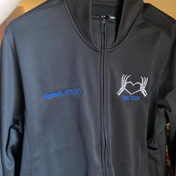 Rad Tech Jacket | Radiological Technologist Jacket | Rad Tech Zip ...