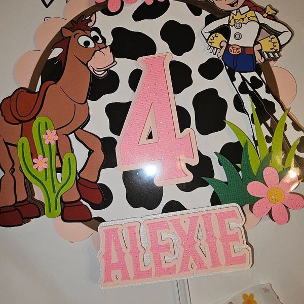 Jessie Cowgirl Cake Topper - Etsy