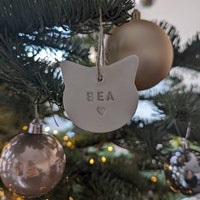 Personalised Keepsake Clay Place Names Wedding Favour Name Tags Clay ...