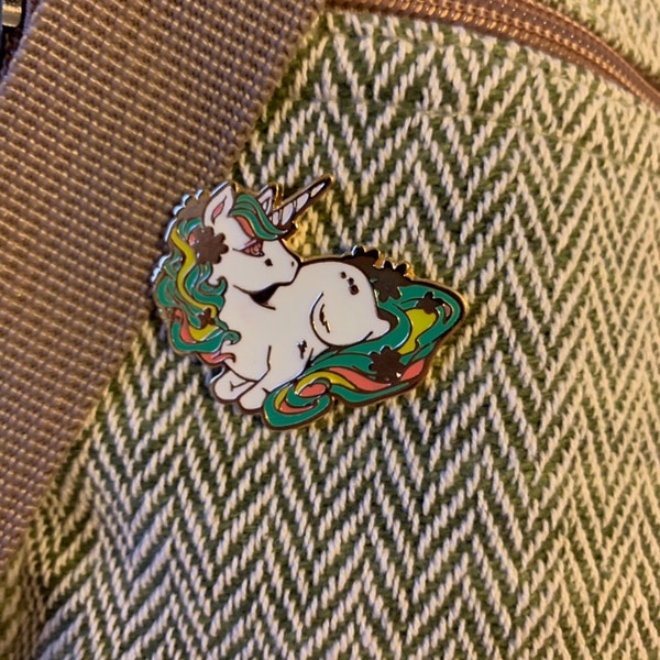 Rainbow Unicorn - Enamel Pin - Etsy