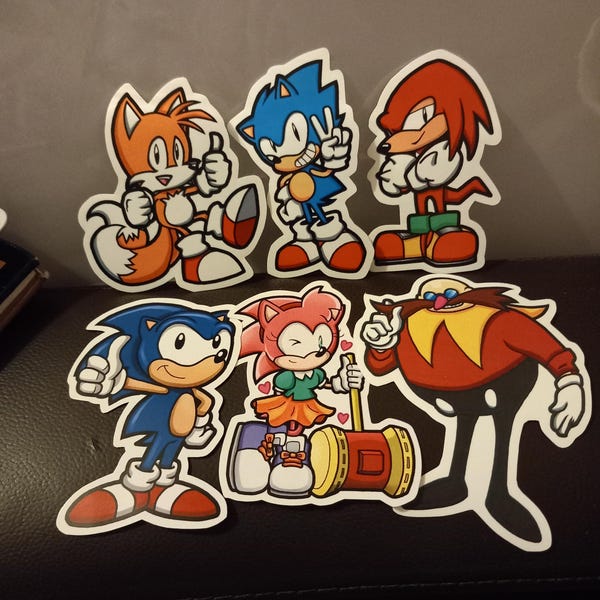 Sonic the Hedgehog Ships OTP Stickers Sonamy Sonally Sonadow Sonaze ...