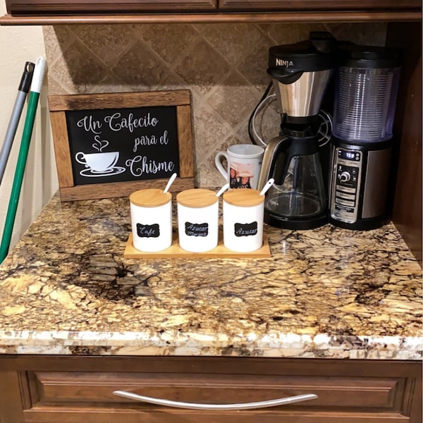 Spanish Home Decor,coffee Cup, Spanish Sign, Wood Signs, Spanish Wall ...