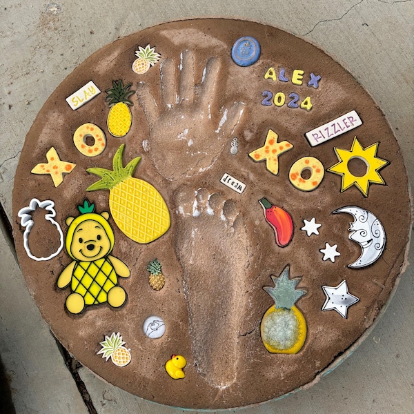 Handmade Ceramic Circle Tile With a Swirl for Use in Mosaics or Other ...