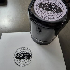 Custom Logo Stamp Personalized Stamp Business Stamp Self | Etsy