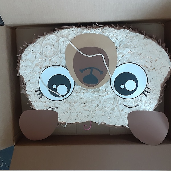 Custome Made Beautiful Pug Inspired Pinata - Etsy
