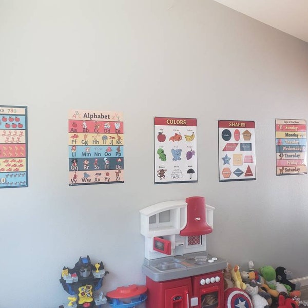 Alphabet Abc Poster - LAMINATED - Educators Classroom VINTAGE Chart ...