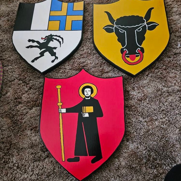 Wooden Shield Sign - Etsy