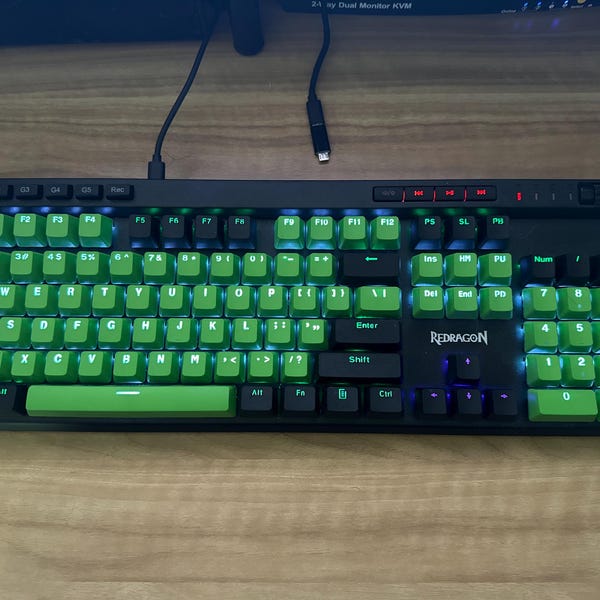 Build Your Own! * Dual-tone * Color 104 PBT Backlit Custom Keycap Set ...