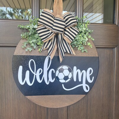 Football Front Door Decor Football Sign Sports Sign Football Football ...