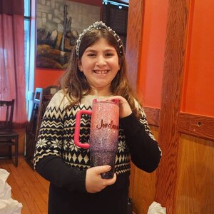 Custom Glittered Stanley Please Read Item Description and Confirm ...