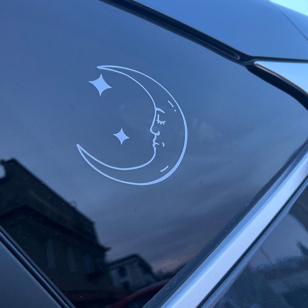 Moon Phases Vinyl Decal: Witchy Car Laptop Sticker - Etsy