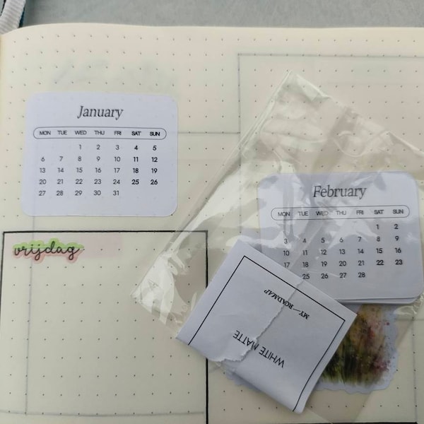 Transparent Sticky Notes 5 Cm X 5 Cm Modern Planner Tabs, Sticky Notes ...