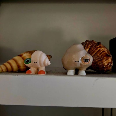 Nanna Connie and Marcel the Shell With Shoes On 3D Printed and Custom ...