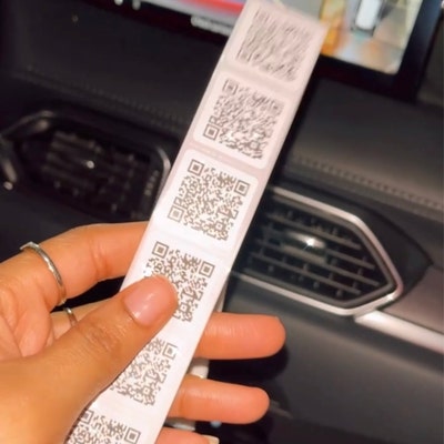 QR Code Sticker Custom Scan Labels Reorder Review 1 Square Business ...