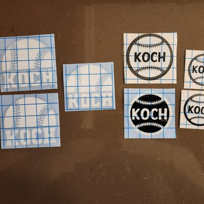 Bat Knob Sticker Decal and Helmet Decal Sticker Set for - Etsy