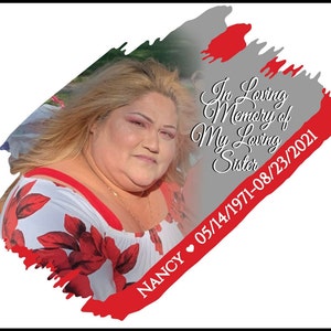 Loss of Loved One Memorial Car Sticker in Loving Memory Personalized ...