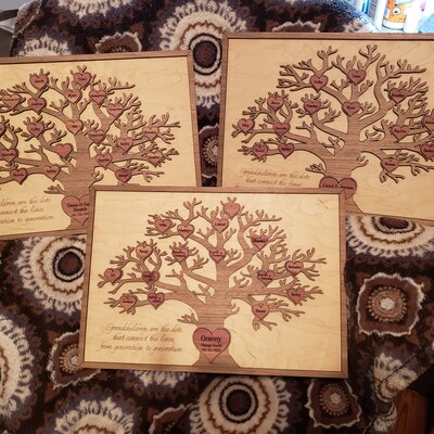 Rectangle Family Tree Sign Laser File - Etsy