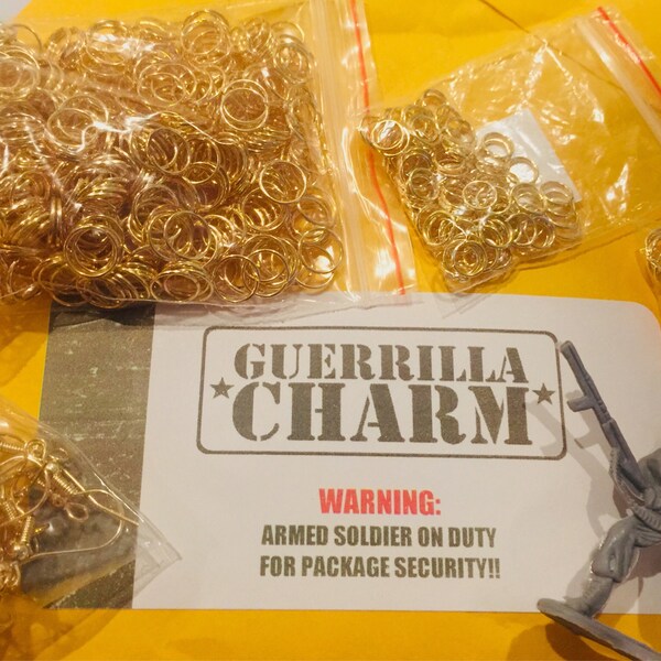 100, 500 or 1,000 BULK 8 Mm KC Light Gold Jump Rings, Bulk Findings ...