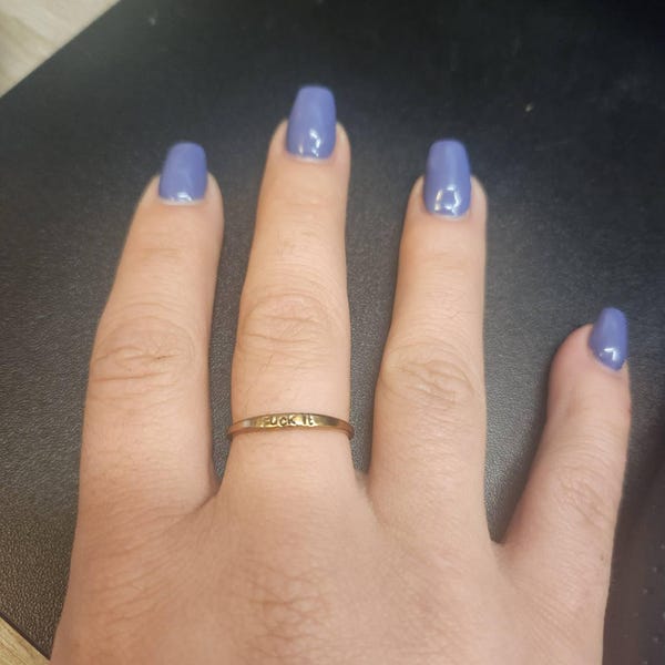 Twin Flame Rings, Adjustable Metal Stamped Ring Pair, Best Friend Rings ...